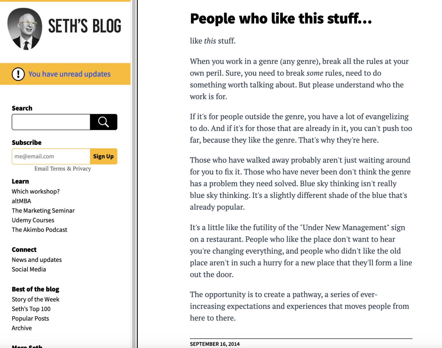 People who like this stuff…like this stuff | It's About Learning